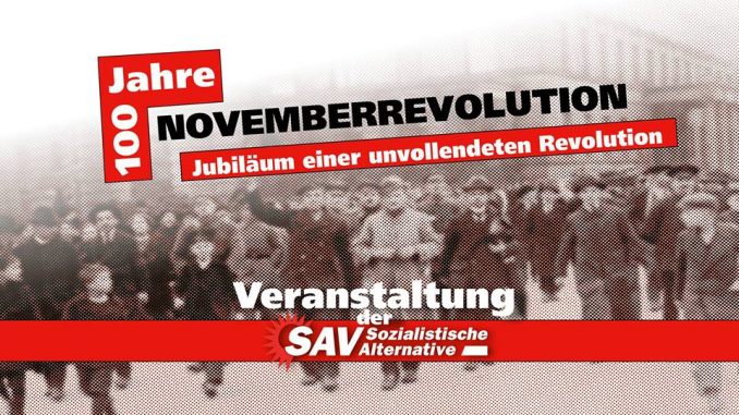 Bundesweite Veranstaltungen zur Novemberrevolution – sozialismus.info