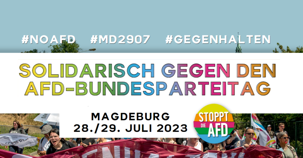 Proteste gegen den AfD-Bundesparteitag in Magdeburg – sozialismus.info